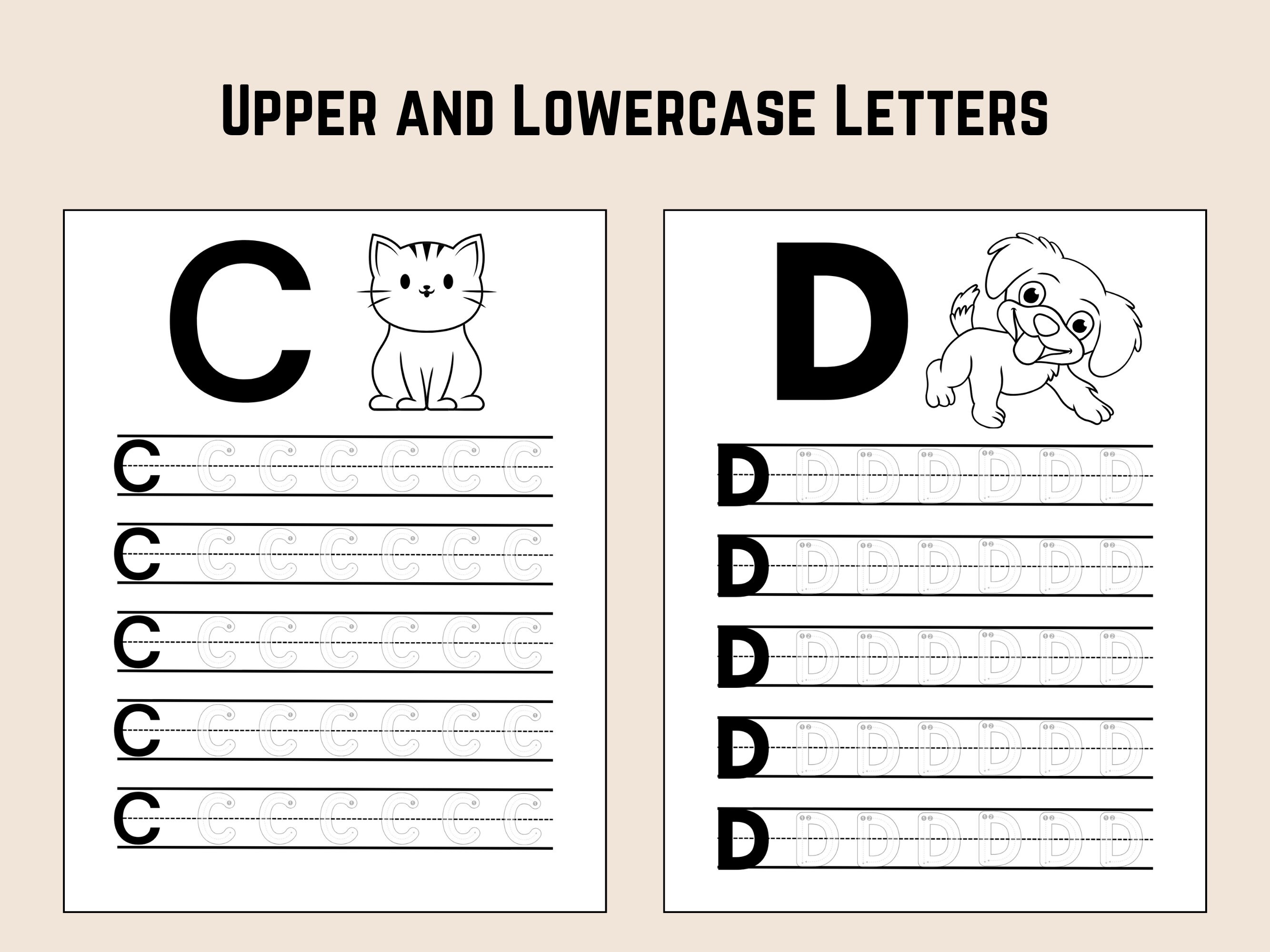 Tracing Letter Toddler Worksheet Tracing Worksheet Kid Tracing Practice ...