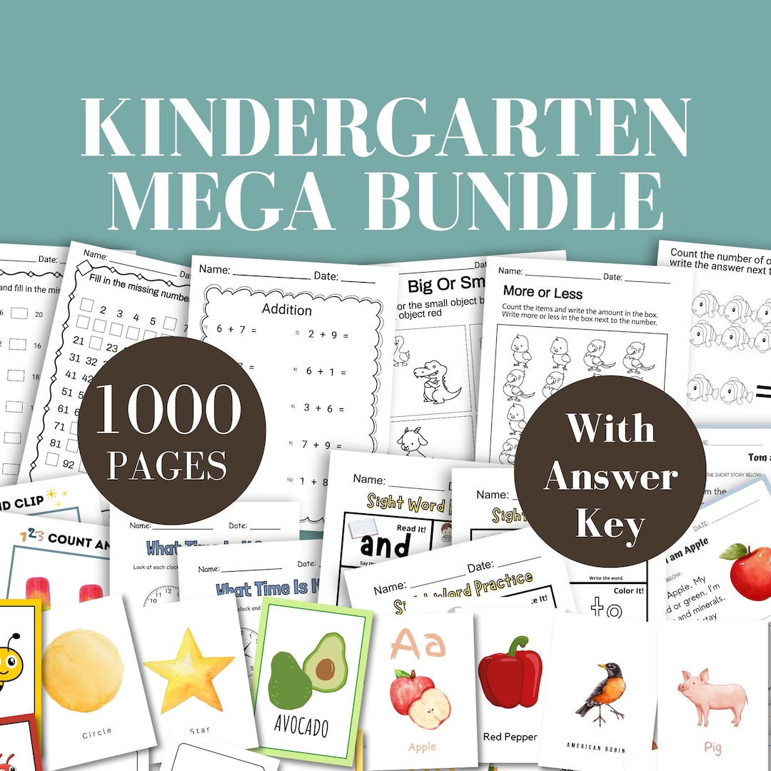 Kindergarten Learning Worksheet Printable Toddler Learning Sheet ...