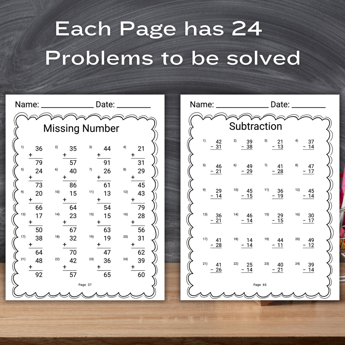 2nd Grade Math Addition Subtraction Worksheet 3rd Grade Worksheet 1st ...
