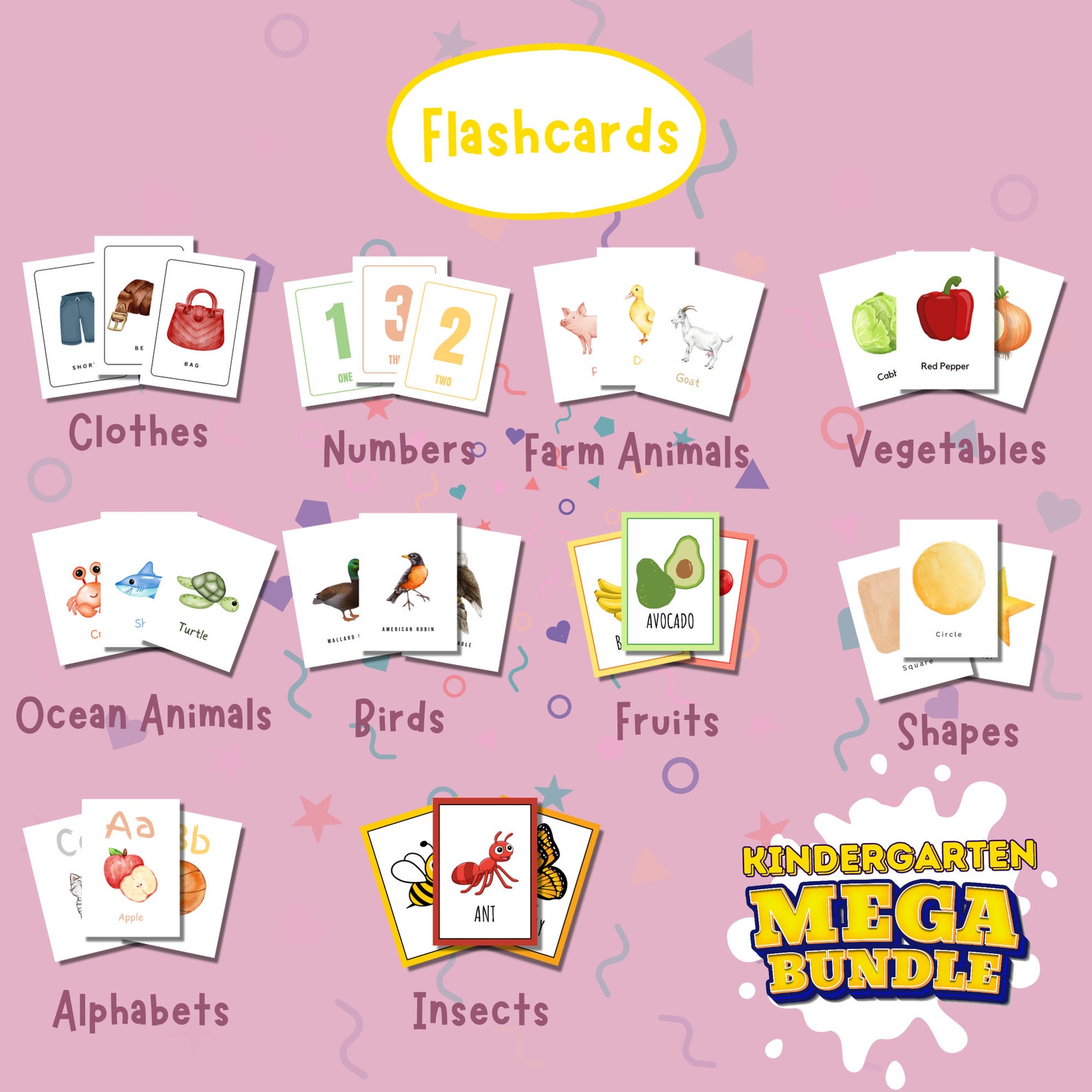 Preschool Curriculum Worksheet Bundle Activity Printable Fry 100 Sight ...