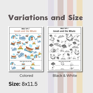 Bible I Spy Kid Bible School Kid Bible Story Printable New Testament I ...