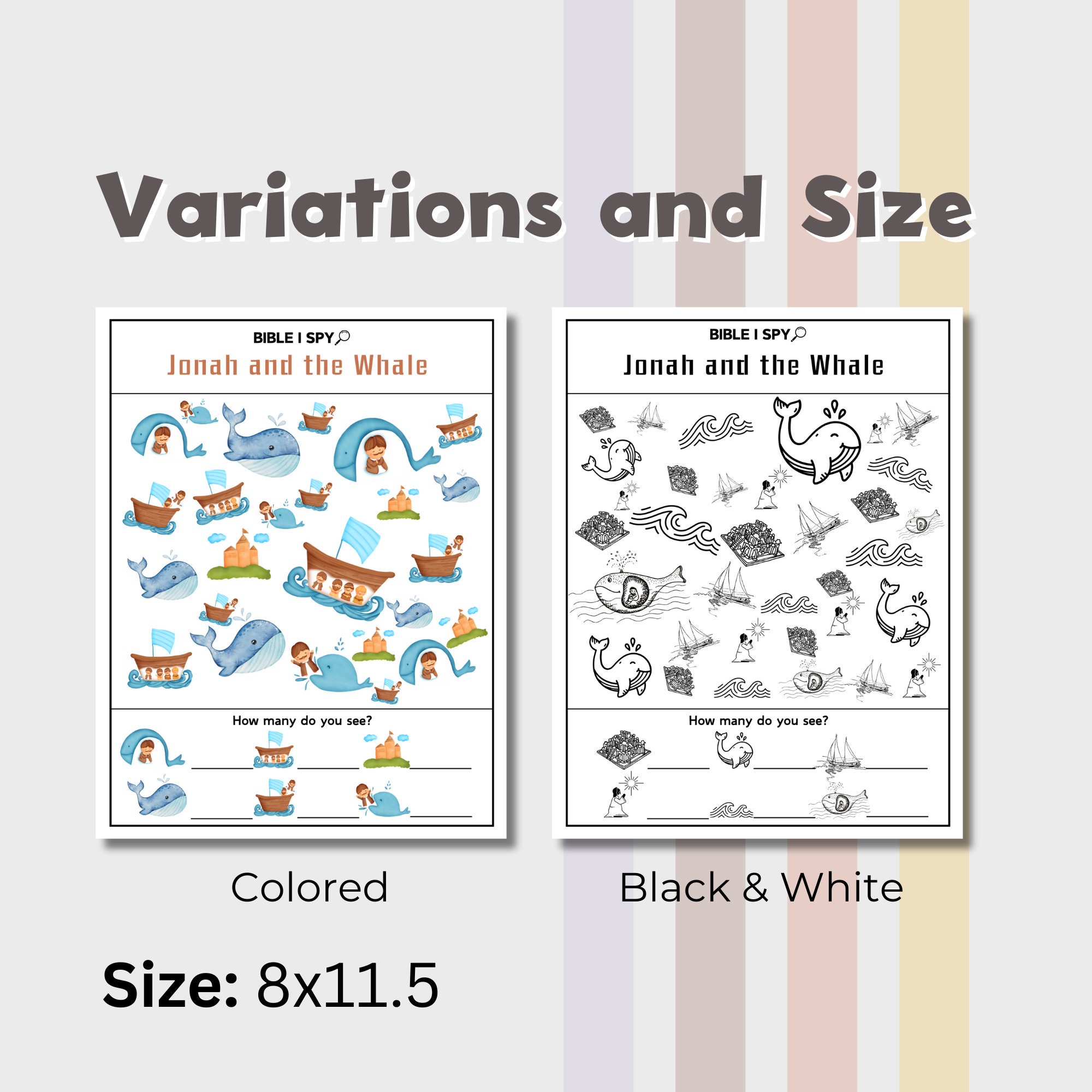 Bible I Spy Kid Bible School Kid Bible Story Printable New Testament I ...