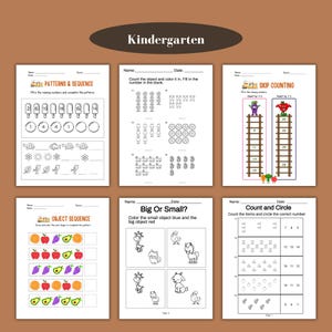 Printable Math Worksheet Bundle Math Activity Book Kid Multiplication ...