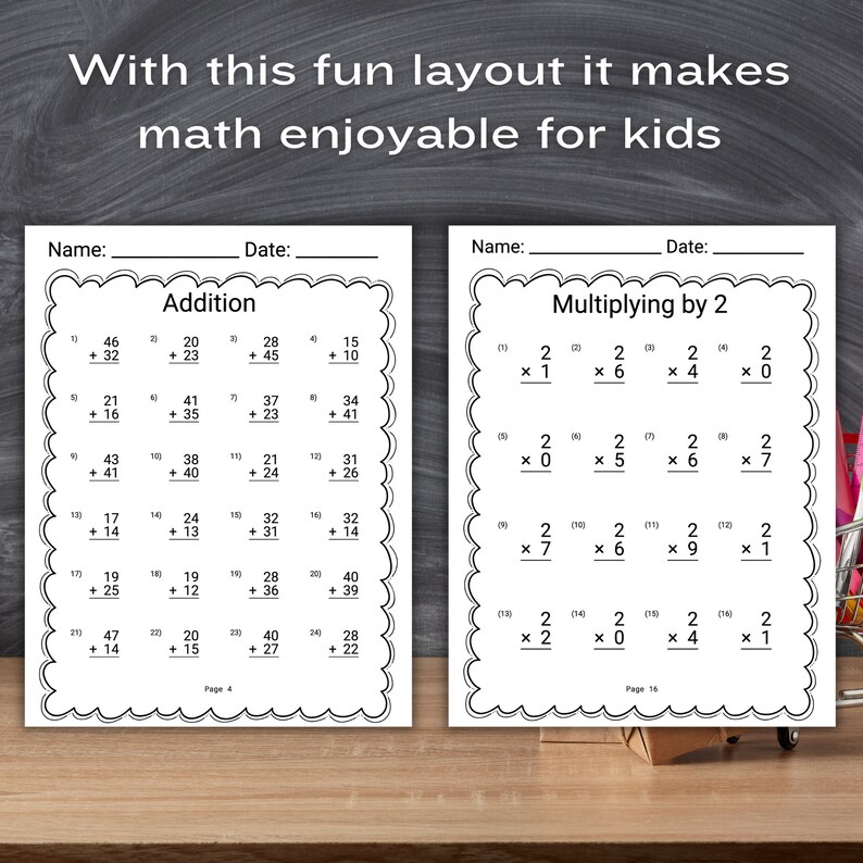 2nd Grade Math Worksheet Bundle Addition Subtraction Worksheet ...