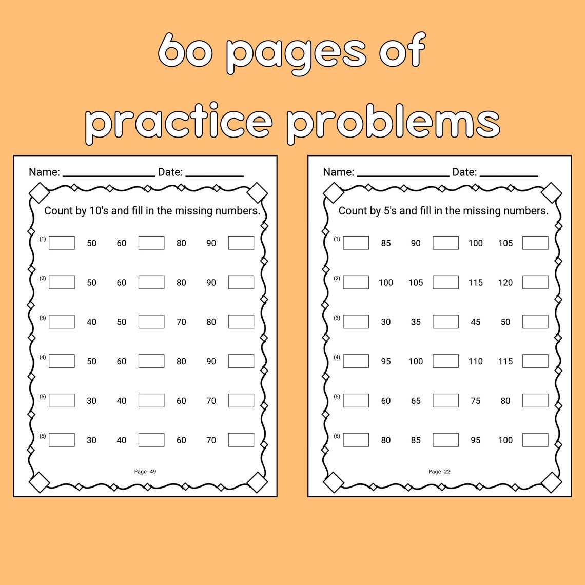 Skip Counting Worksheet Grade 1 Skip Counting 2 Printable Counting by 2 ...