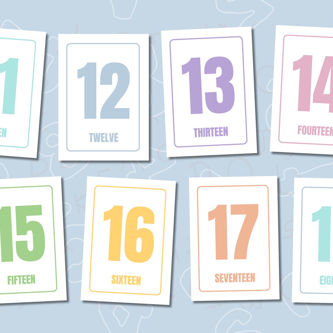 Printable Number Flashcard Toddler Number Recognition Printable ...