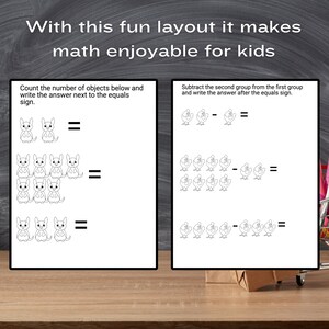 Kindergarten Math Printable Worksheet 40 Counting Addition and ...