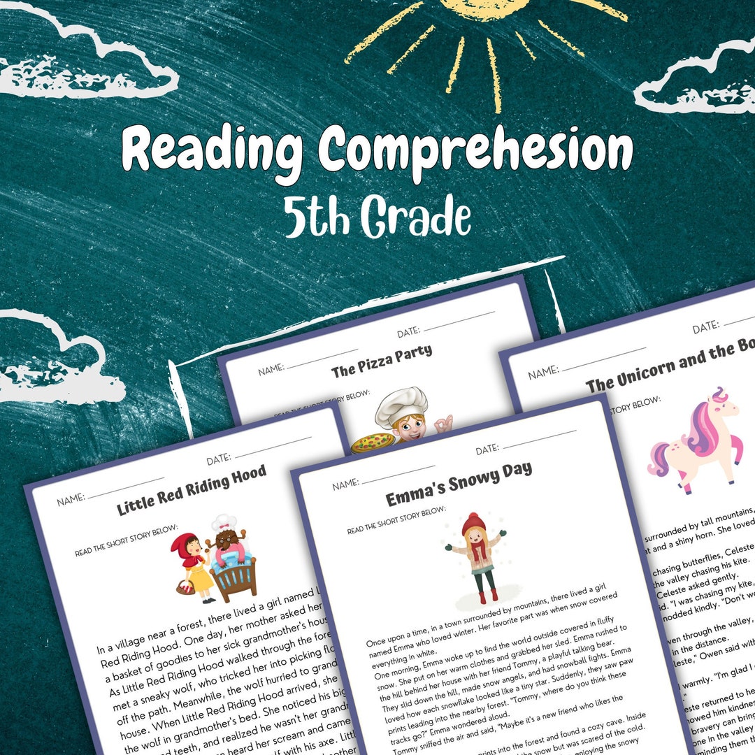 5th Grade Reading Comprehension Worksheet Printable Reading Passage ...