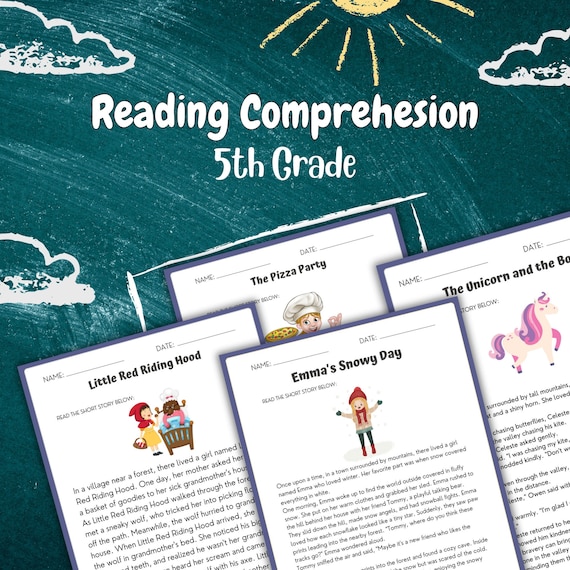 5 Grade Comprehension Worksheets 5th Grade Reading Comprehension
