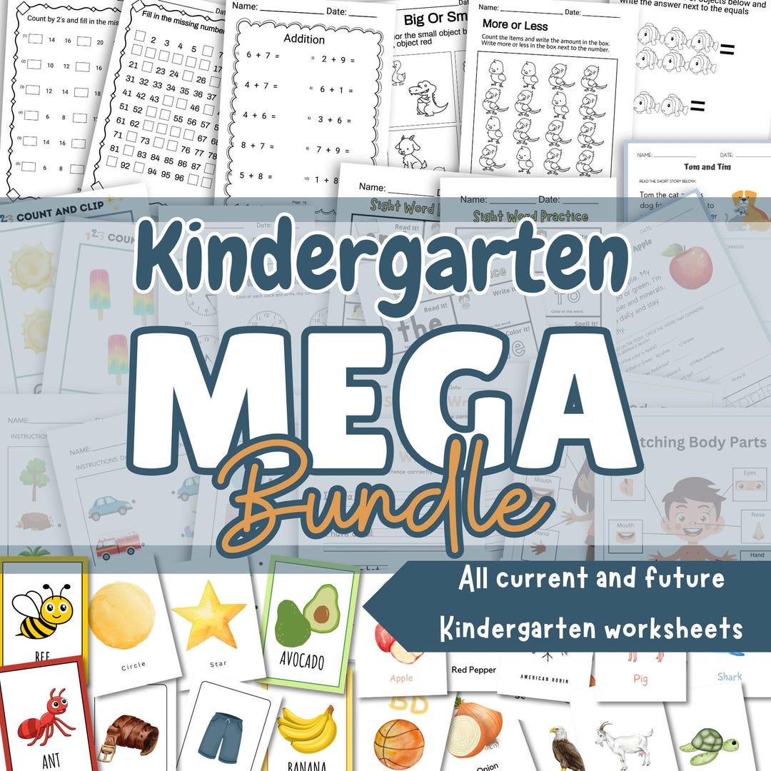 Kindergarten Learning Worksheet Printable Toddler Learning Sheet ...