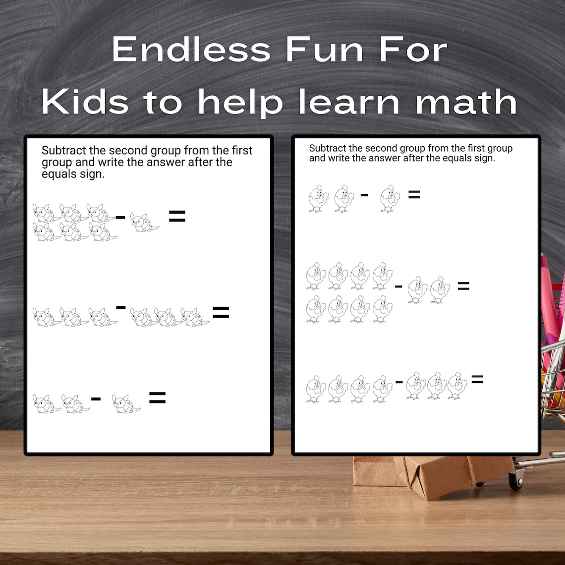 Kindergarten Math Printable Worksheet 40 Counting Addition and ...