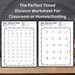 Division Worksheet Printable Practice Sheet 3rd Grade Division Fact ...