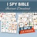 Printable I Spy Bible Activity Seek and Find Bible Printable Sunday ...
