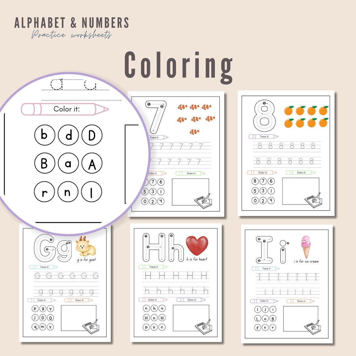 Alphabet Tracing Worksheet Printable Letter Tracing Worksheet Number ...