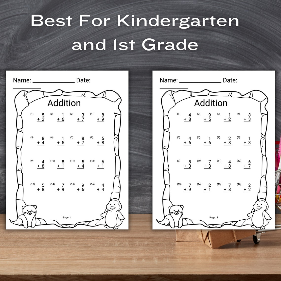 1st Grade Math Worksheet First Grade Math Worksheet Homeschool ...