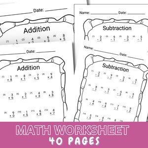 Kindergarten 1st Grade Summer Review Math Practice 1st Grade Summer ...