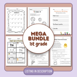 1st Grade Math Worksheet First Grade Math Printable Kindergarten Math ...