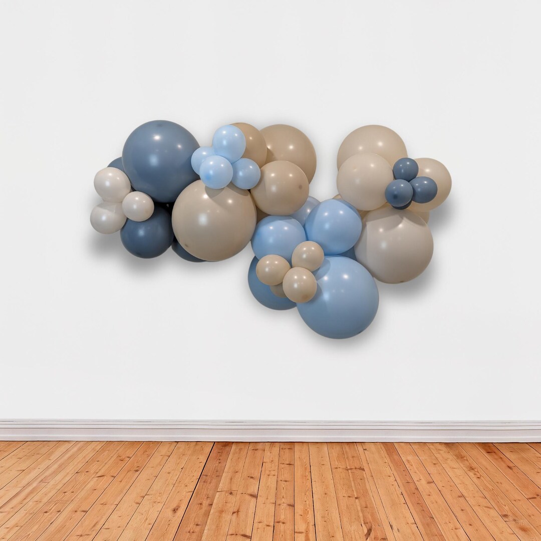 Blue Balloon Arch Kit Baby Boy Balloon Arch Baby Shower Blue Decor ...