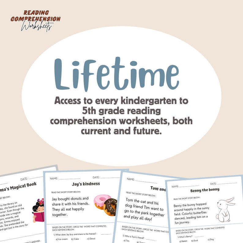 Grade 2 Reading Comprehension Worksheet 2nd Grade Homeschool Reading ...