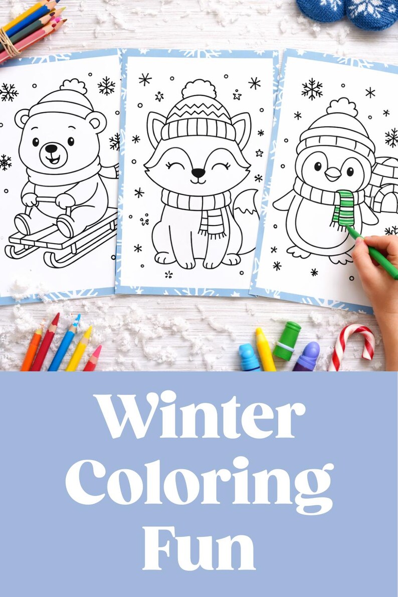 Winter Coloring Pages Winter Coloring Printable Winter Coloring Pages ...