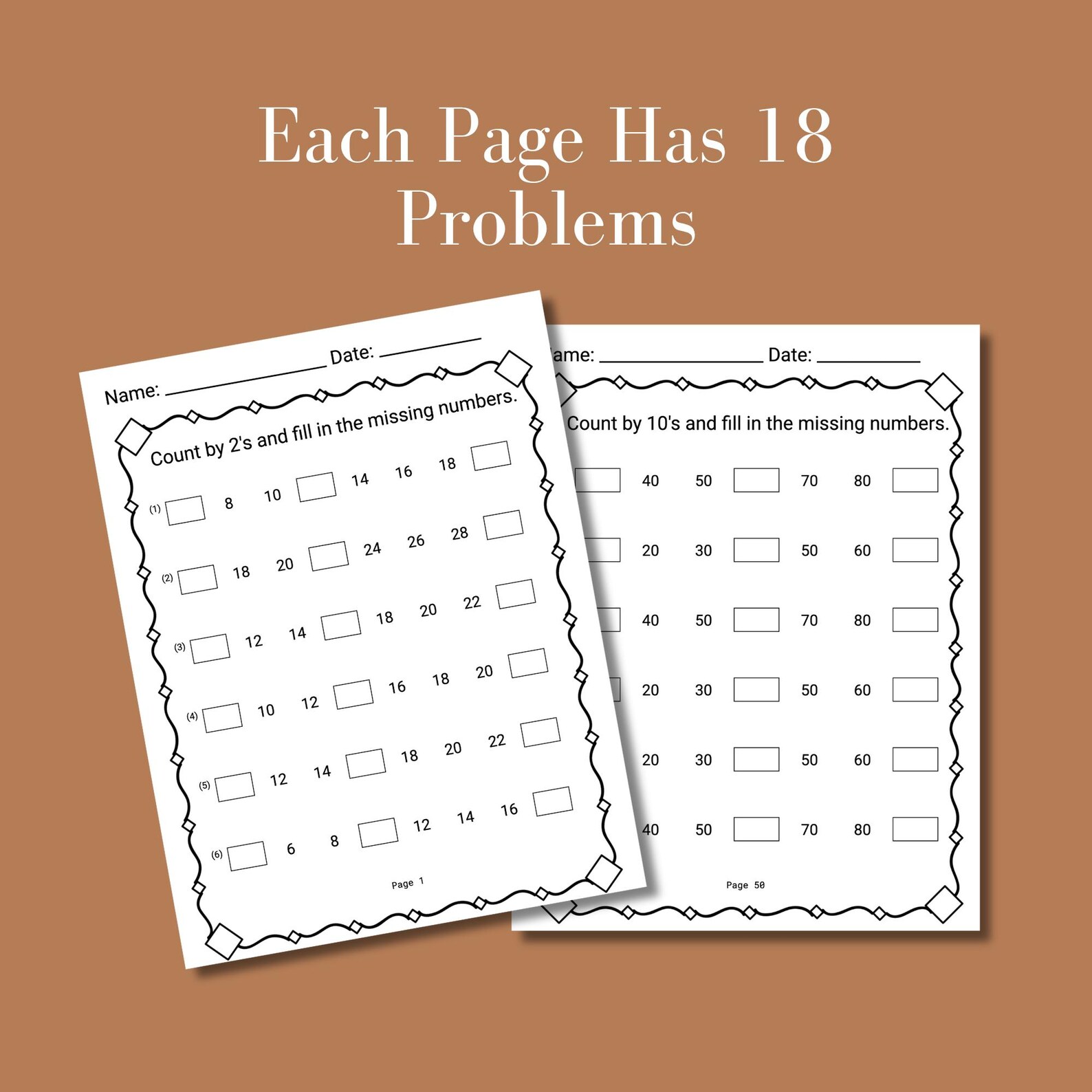 Skip Counting Worksheet Grade 1 Skip Counting 2 Printable Counting by 2 ...