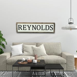 Custom Family Sign Rustic Wall Art Personalized Home Decor Housewarming ...