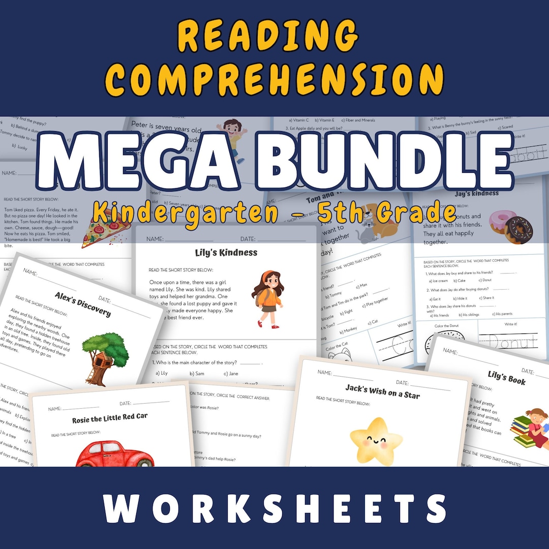 Reading Comprehension 1st Grade Reading Worksheet 2nd Grade Educational ...