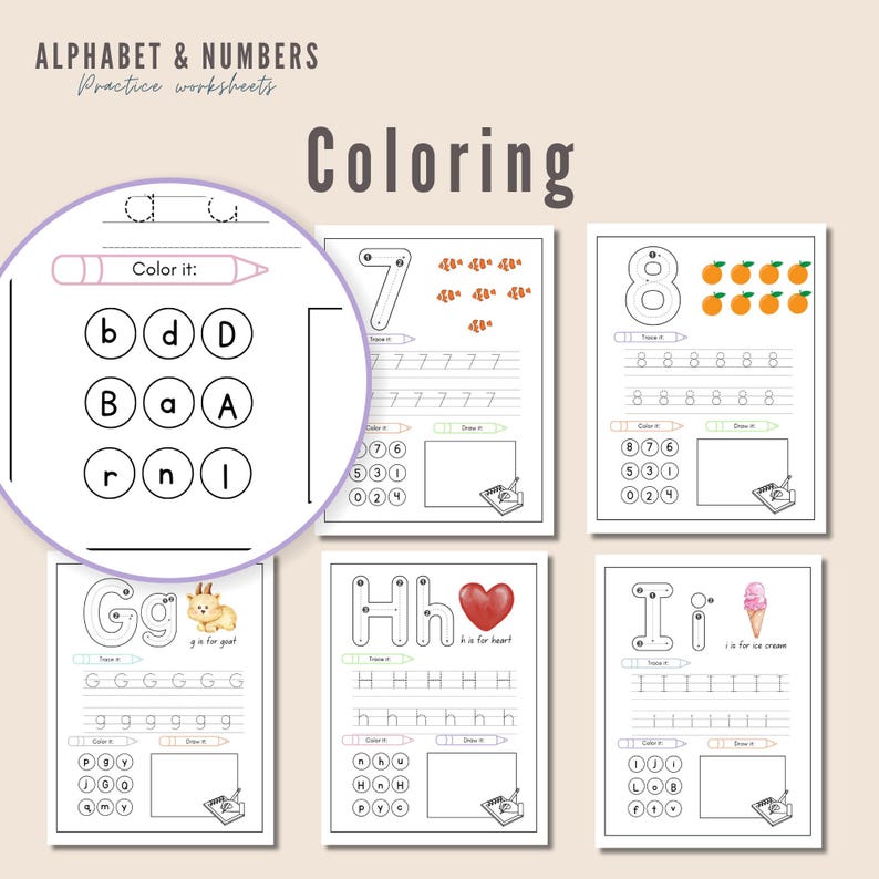Alphabet Tracing Worksheet Printable Letter Tracing Worksheet Number ...