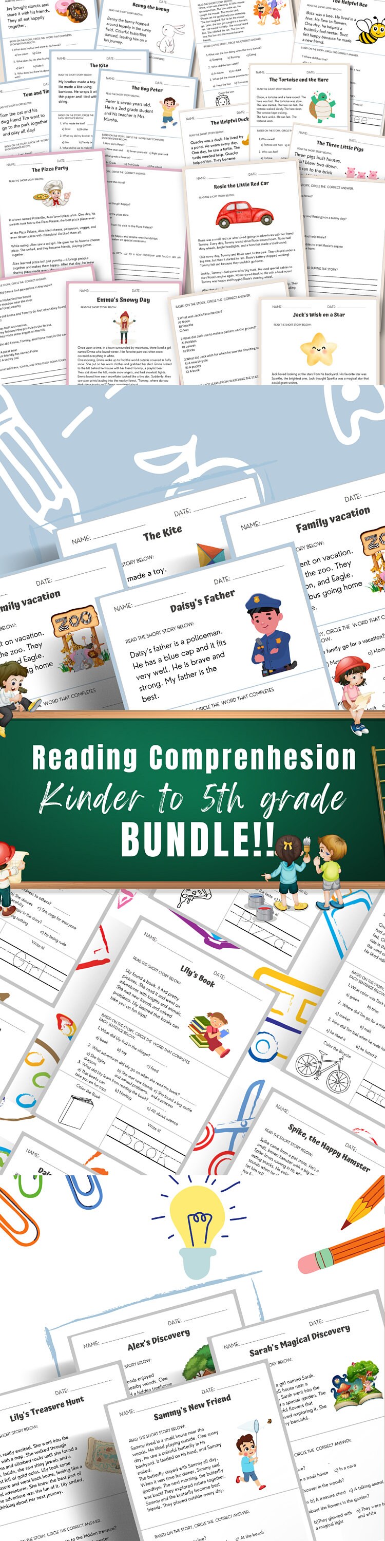 Grade 2 Reading Comprehension Worksheet 2nd Grade Homeschool Reading ...