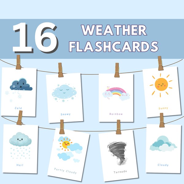 Montessori Weather - Etsy