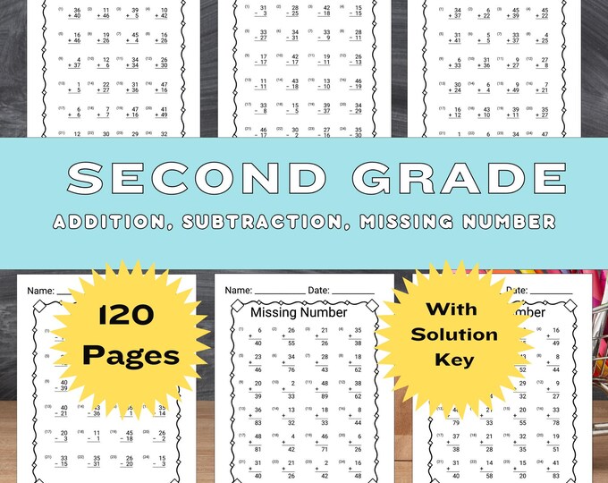 2nd Grade Math Spiral Review | Morning Work | Homework | Warm Ups Month ...