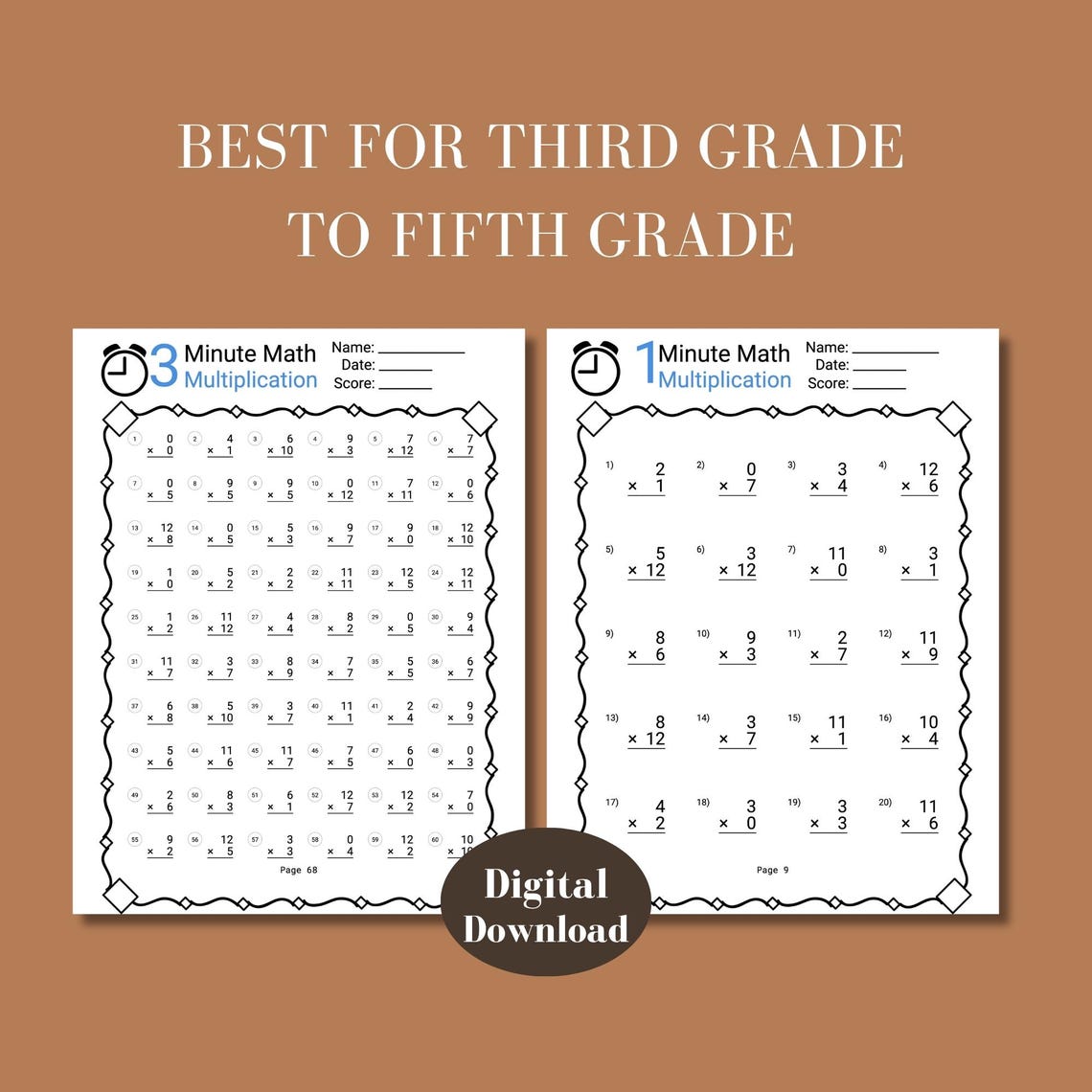 Multiplication Worksheet Grade 4 Homeschool Multiplication Printable ...