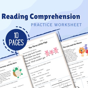 Reading Comprehension Passage Homeschool Lesson Plan Children Reading ...