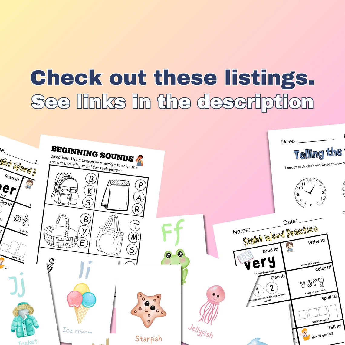 Writing Practice Kinder Printable First Grade Sentence Writing ...