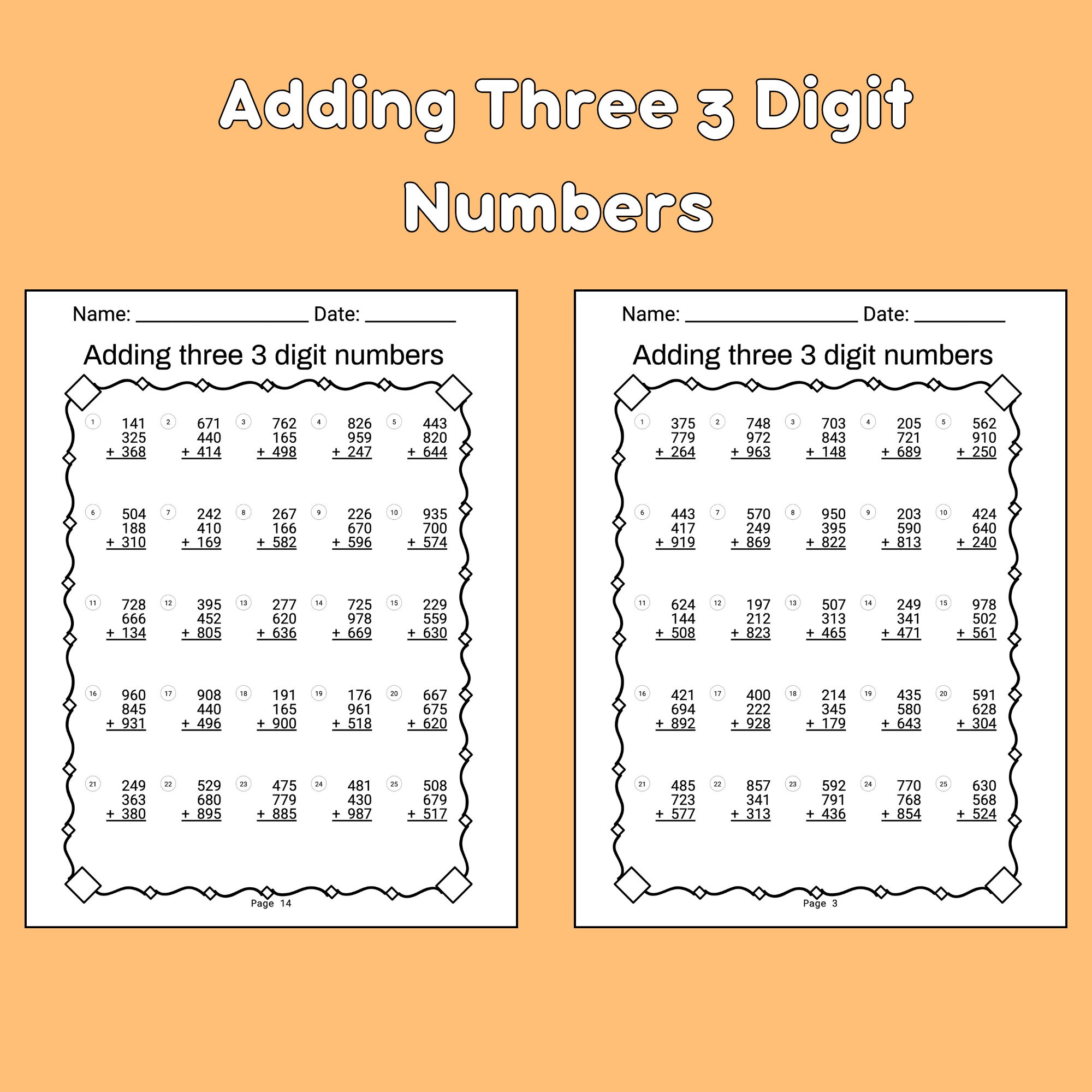 Grade 4 Addition Worksheet Math Fourth Grade Sheet Math Printable ...