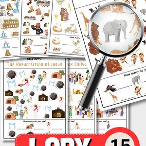 Bible I Spy Kid Bible School Kid Bible Story Printable New Testament I ...