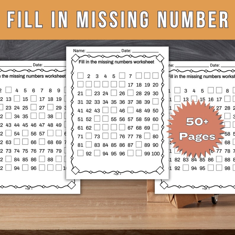 Counting Worksheet Printable Kindergarten Math Worksheet Count Number ...