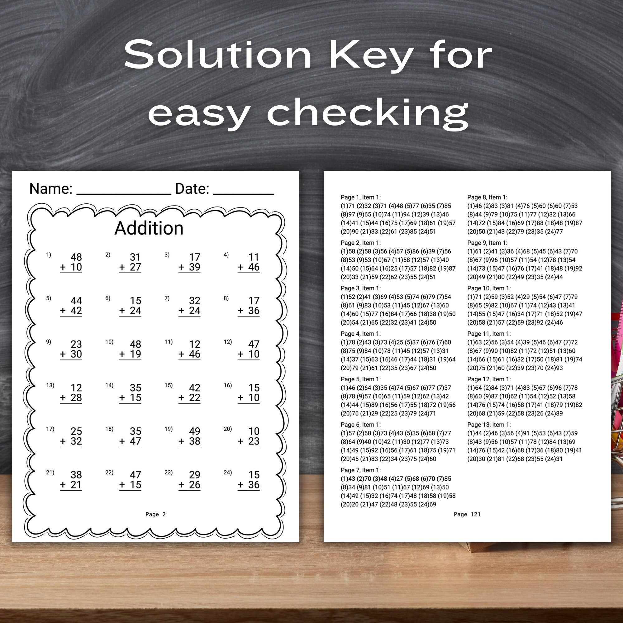 2nd Grade Math Worksheet Bundle Addition Subtraction Worksheet ...