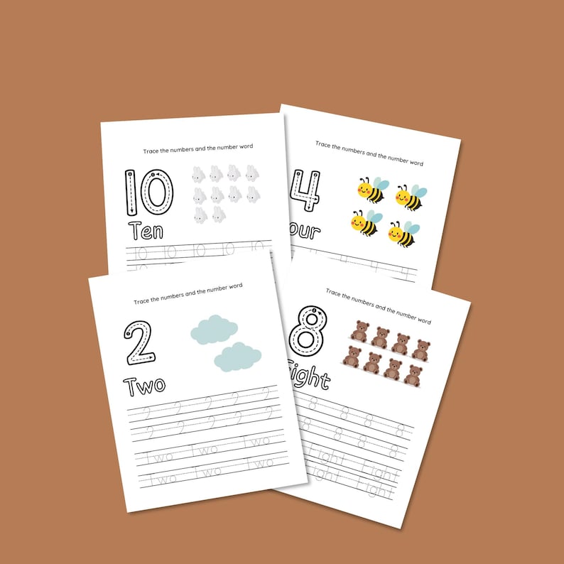 Tracing Numbers for Kids Tracing Numbers Preschool Number Tracing ...