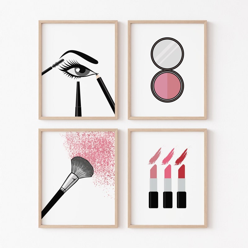 Makeup Wall Art - Etsy