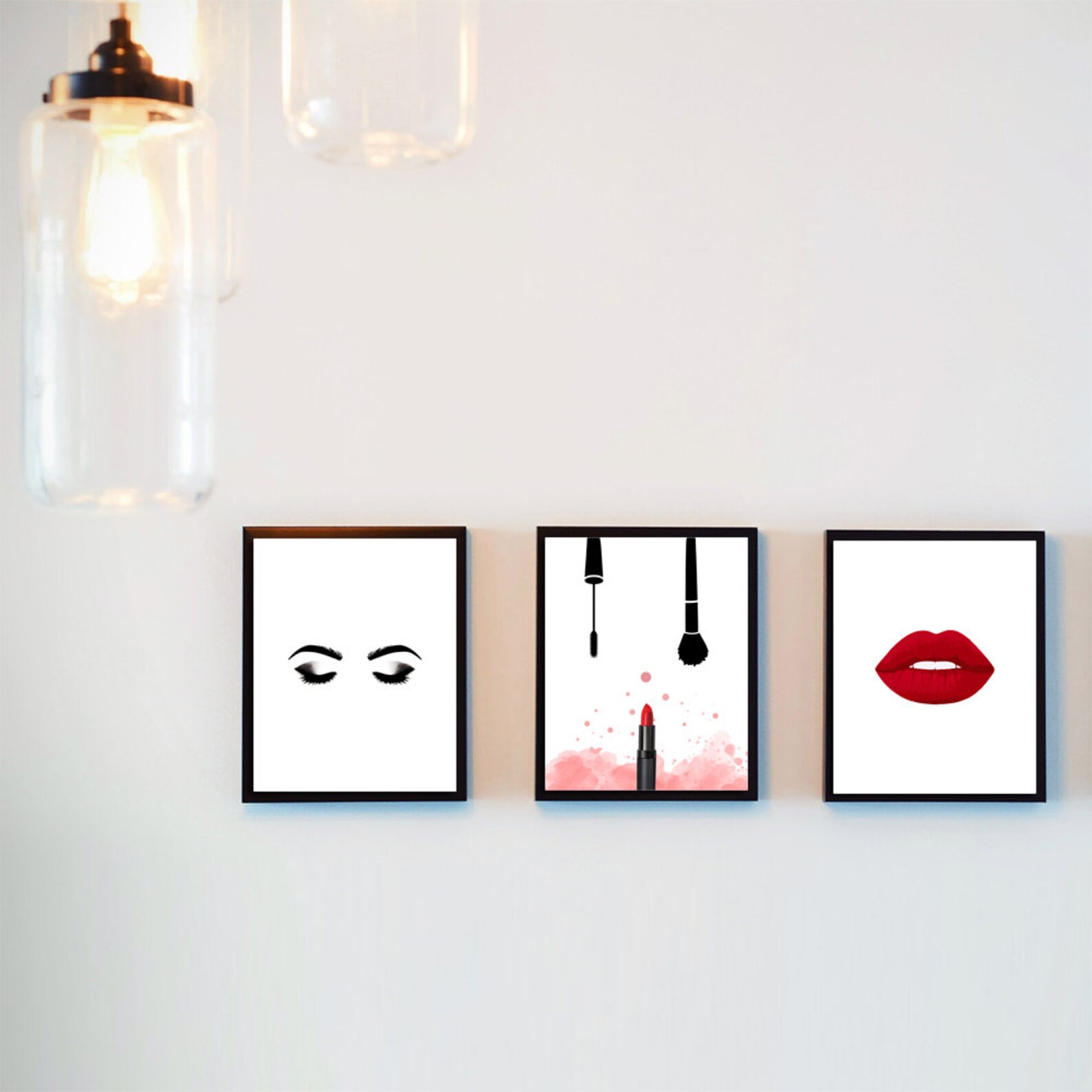 Beauty Room Decor Makeup Wall Art Digital Download Makeup | Etsy