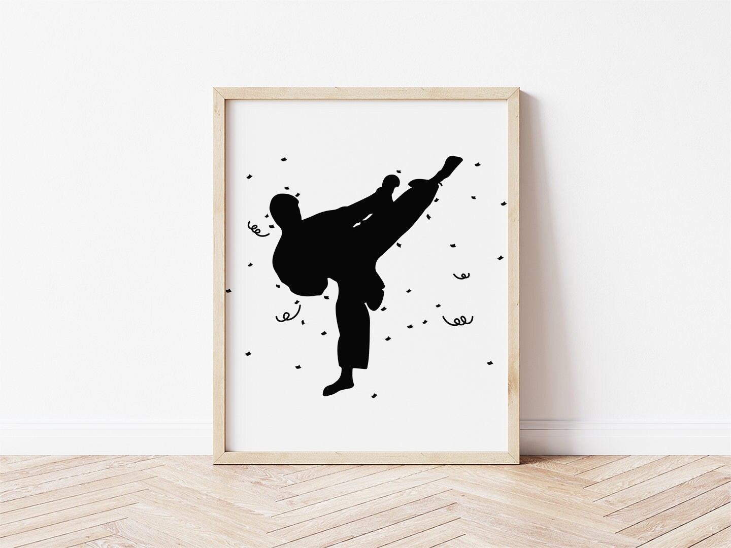 Taekwondo Gifts, Martial Arts, Digital Download, Sports Wall Art, Boys ...
