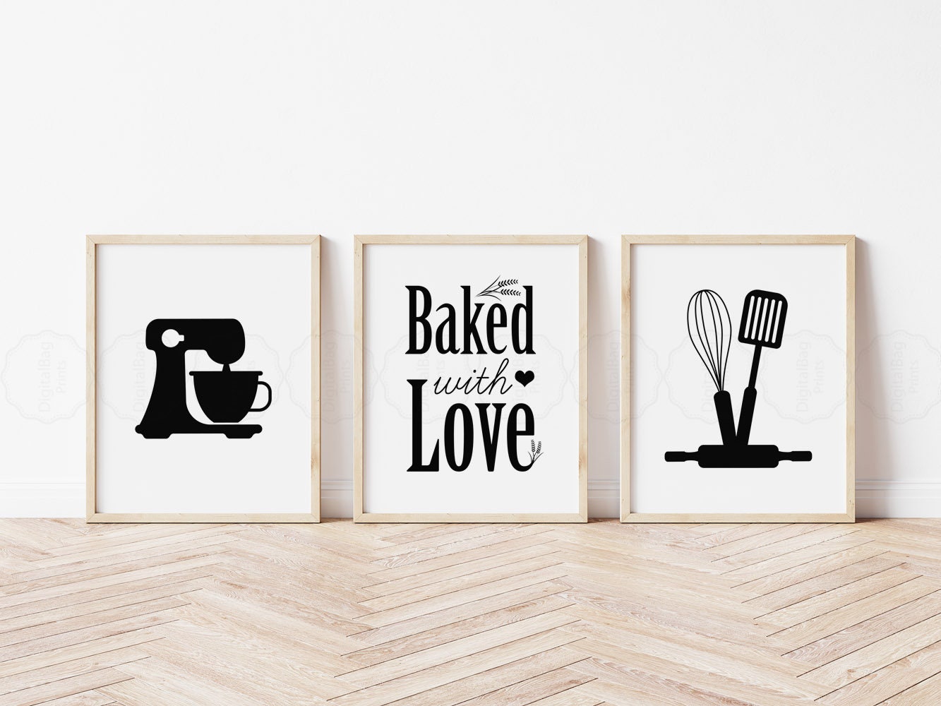 Bakery Wall Art Prints: Kitchen Decor (digital Download) - Etsy