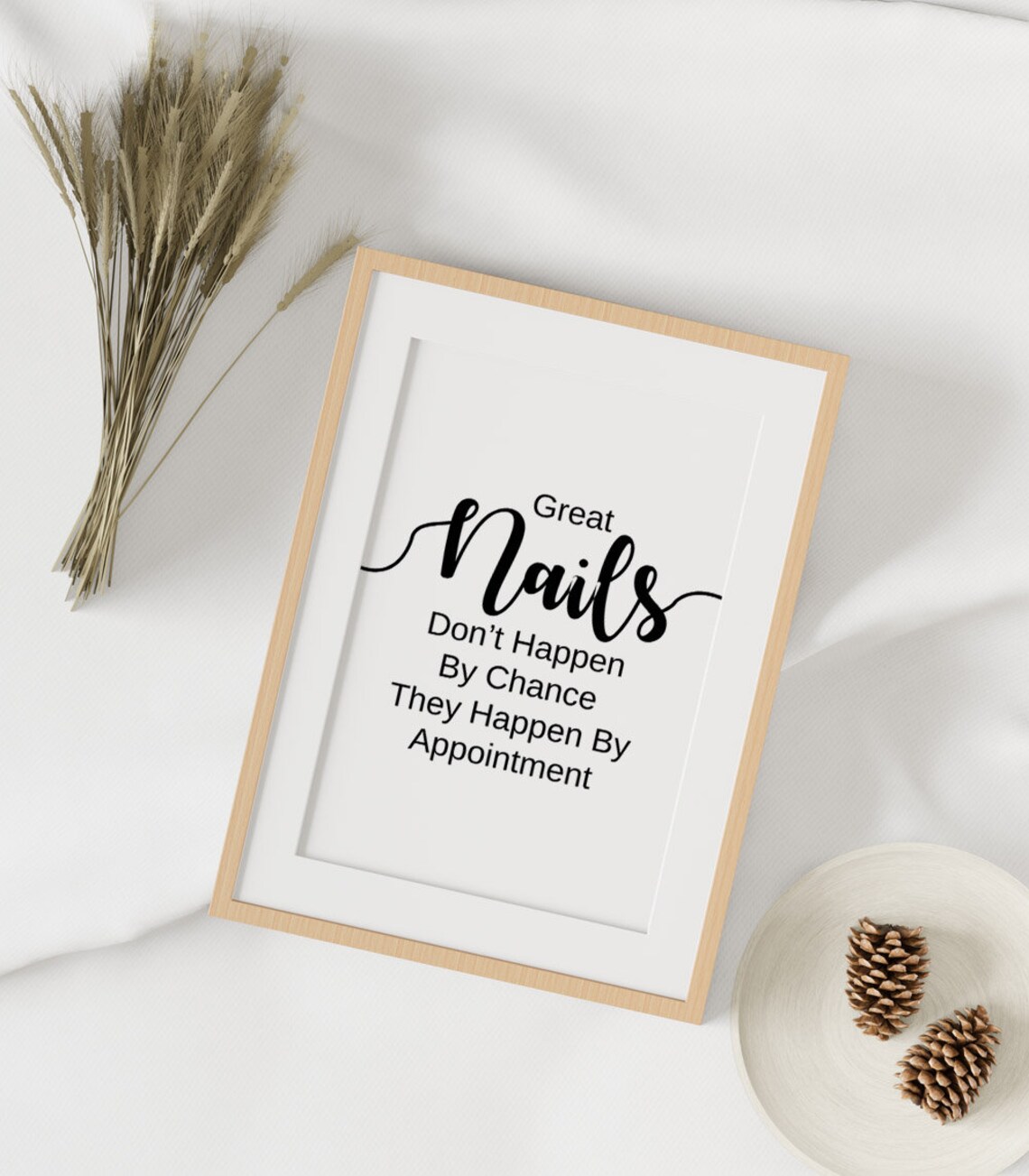 Nail Quotes Nail Salon Decor Digital Download Great Nails | Etsy