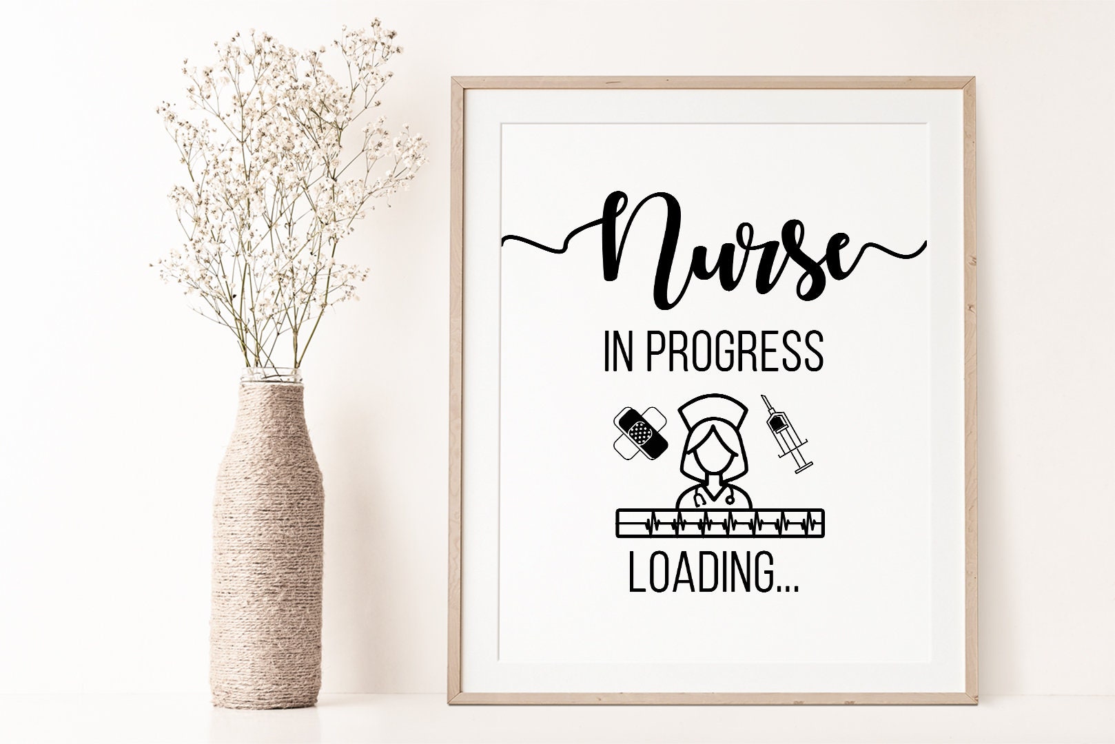 Nursing Student Decor, Future Nurse Sign, Digital Download, Nurse in ...