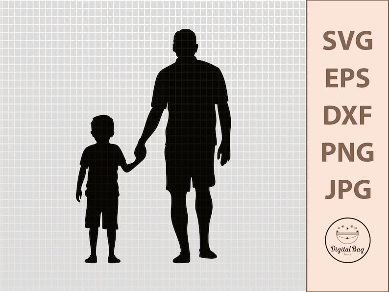 Father Son SVG, Boy Dad SVG, Fathers Day SVG, Svg File for Cricut ...