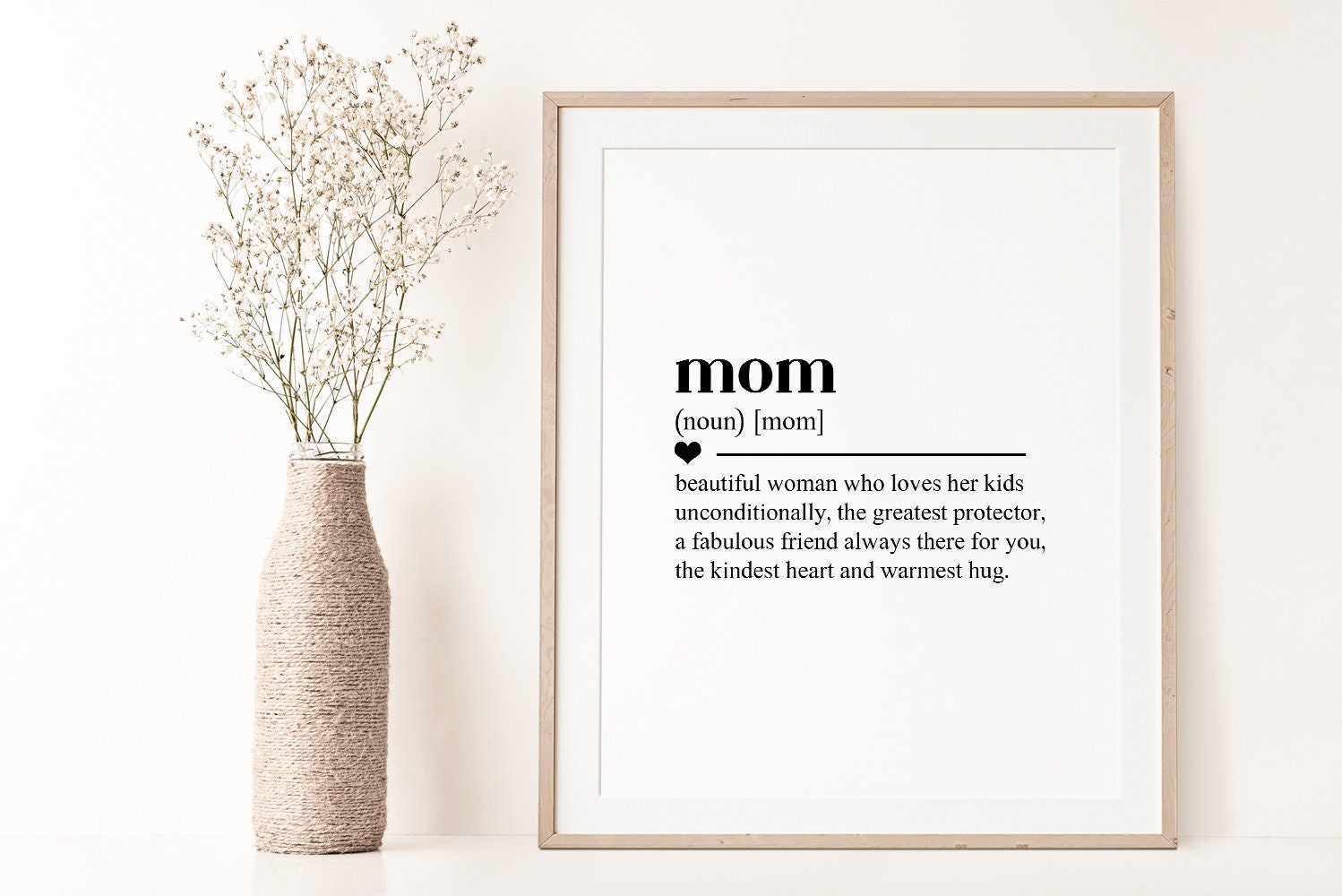 Mom Definition Print, Mother's Day Gift, Digital Download, Definition ...