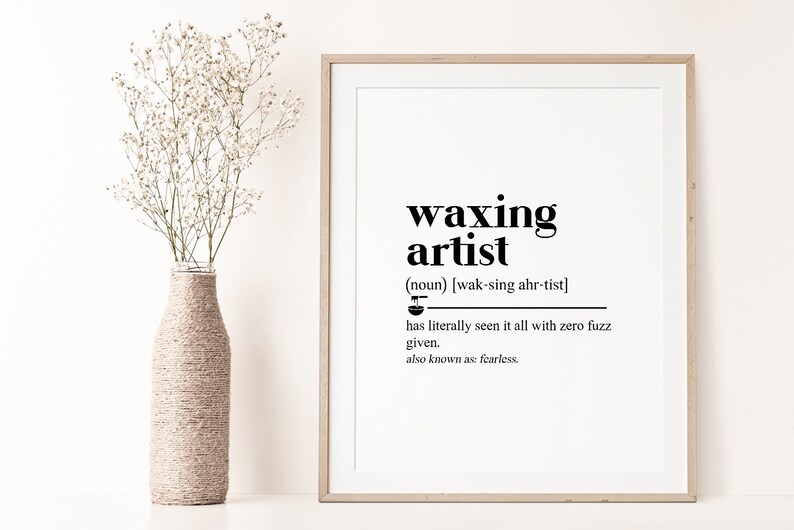 Waxing Room Decor Waxing Poster Digital Download Waxing - Etsy