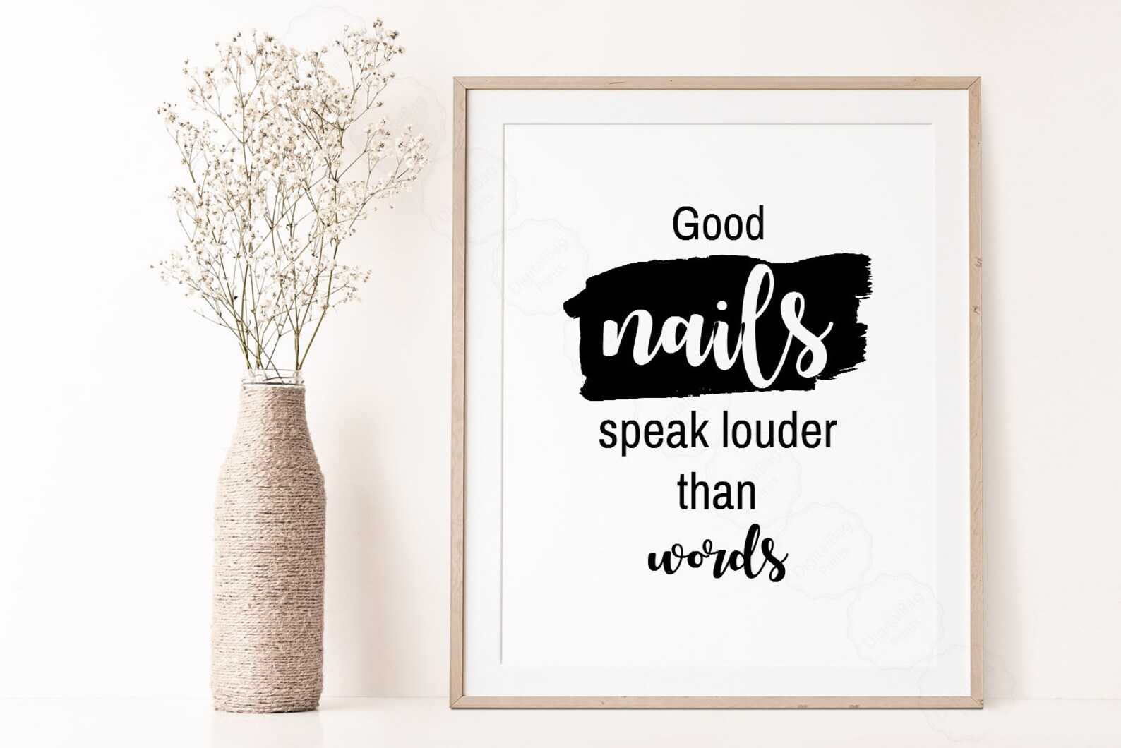 Nail Tech Gifts Nail Salon Decor Digital Download Nail Wall - Etsy
