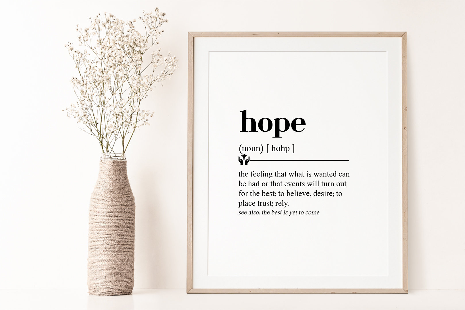 Hope Wall Art Hope Definition Digital Download Hope Print - Etsy